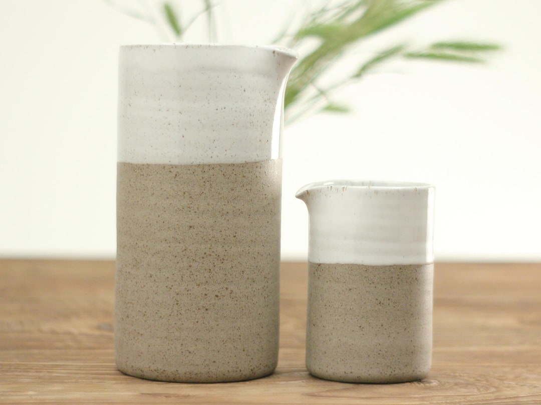 Ceramic Pitcher & Creamer Pottery Gift Set Handmade Ceramics - Etsy
