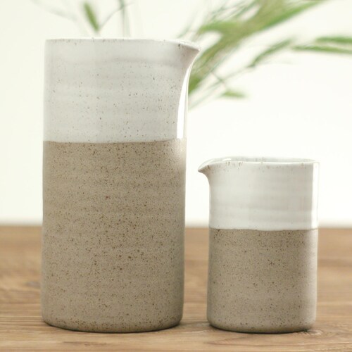 Large Ceramic Pitcher Handmade Lemonade Jug Pottery Gift - Etsy