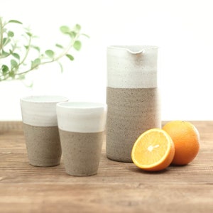 Large Ceramic Pitcher | Handmade Lemonade Jug | Pottery Gift - Etsy