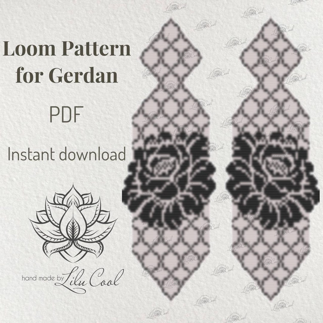 Gerdan Pattern, Pattern in Pdf, Loom Pattern, DIY Beading, Bead Loom ...
