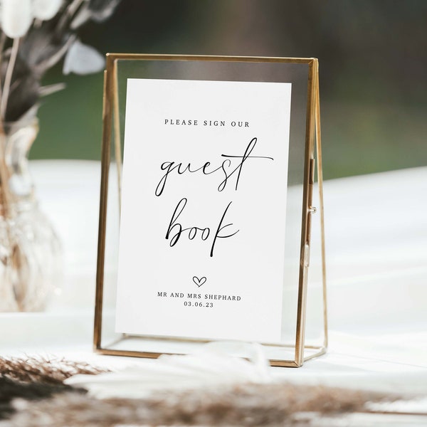 Guest Book Sign - Etsy