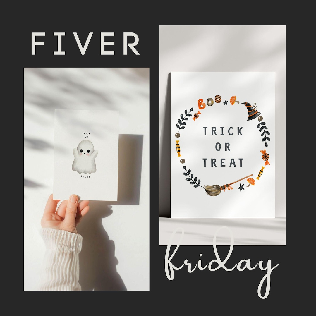 Fiver Friday Halloween - Etsy