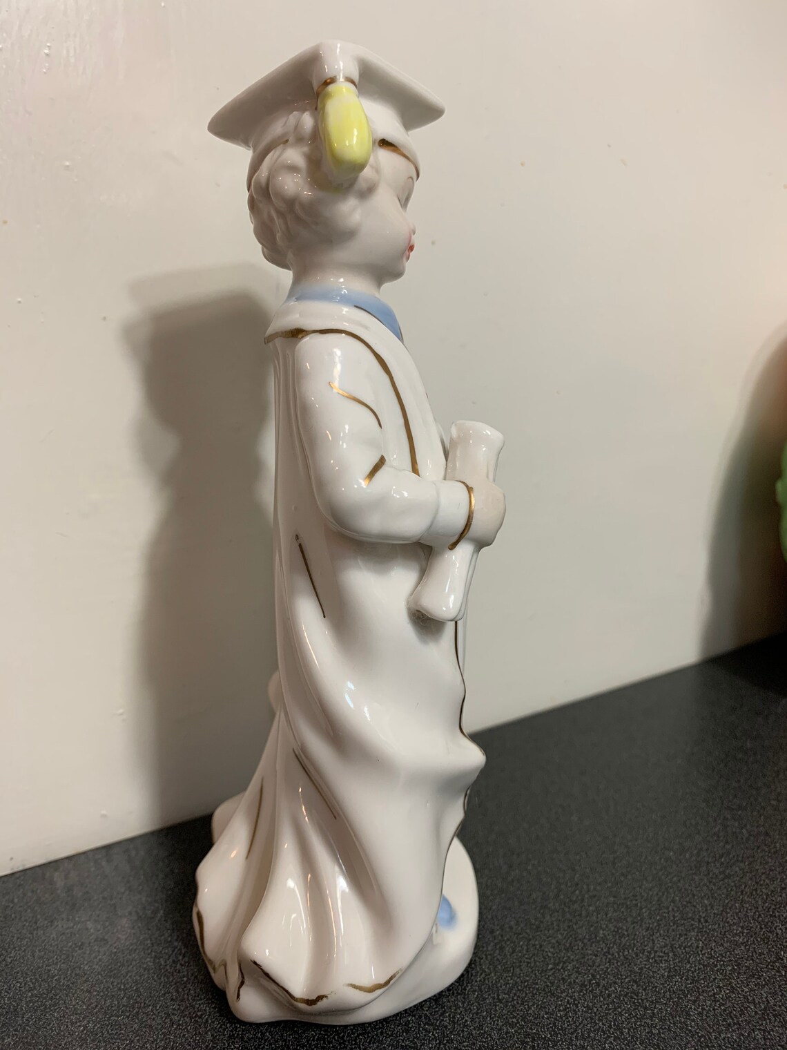 Vintage K's Porcelin Female Graduate Figurine | Etsy