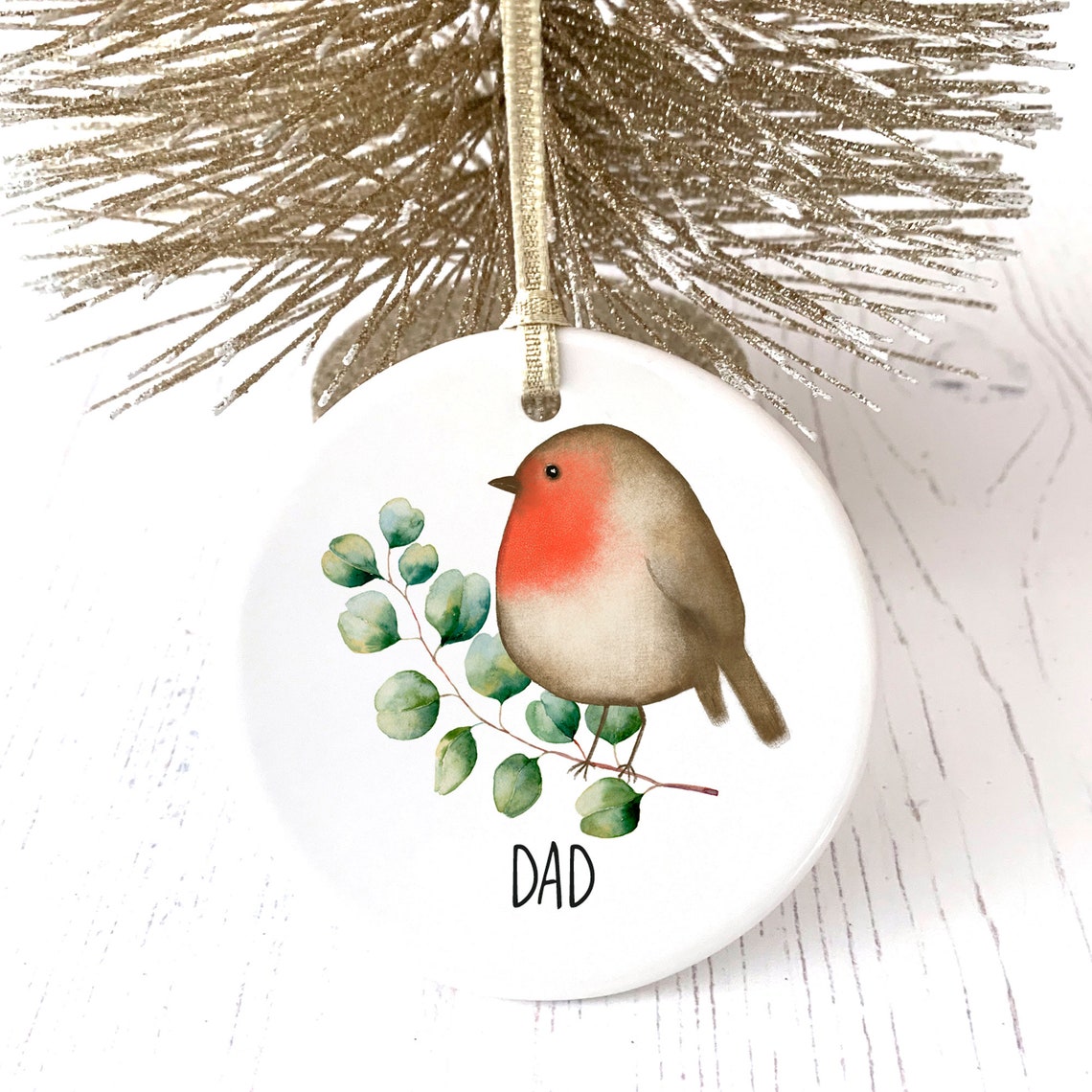 Red Robin Ceramic Bauble Remembrance Bauble Festive Bauble - Etsy UK