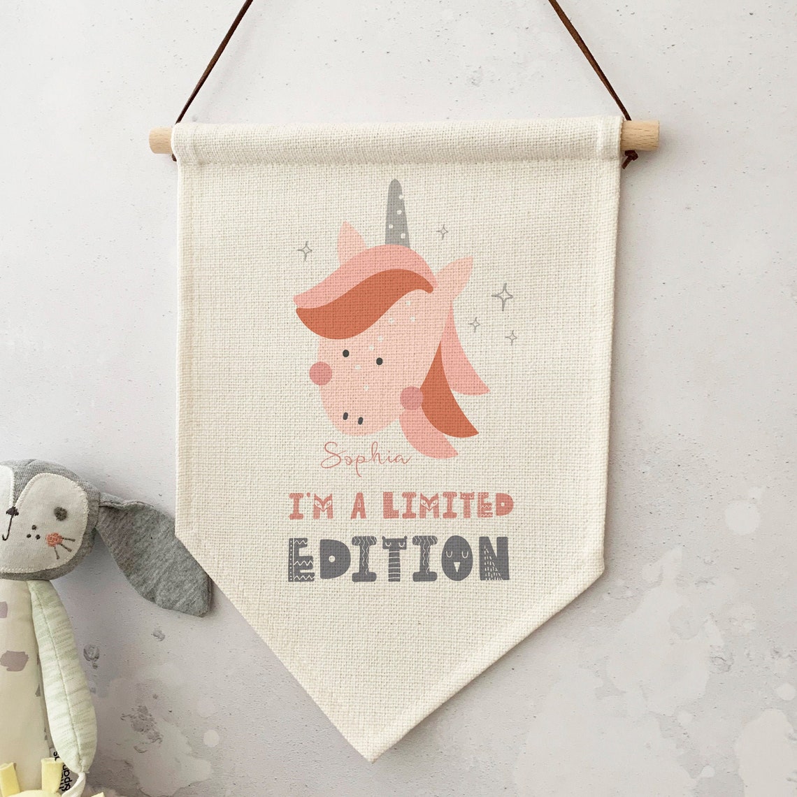 I'm a Limited Edition Nursery Decor Nursery Pennant | Etsy
