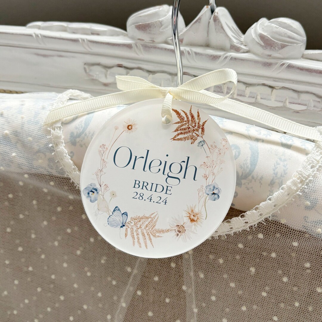Custom Bridal Hanger Bauble - Handcrafted, Personalised Wedding Dress ...
