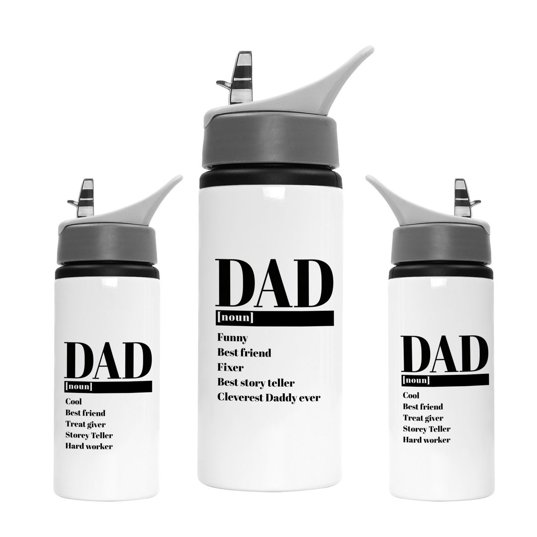 Dad Water Bottle, Father’s Day Gift, Dad's Water Bottle, Gym Bottle ...