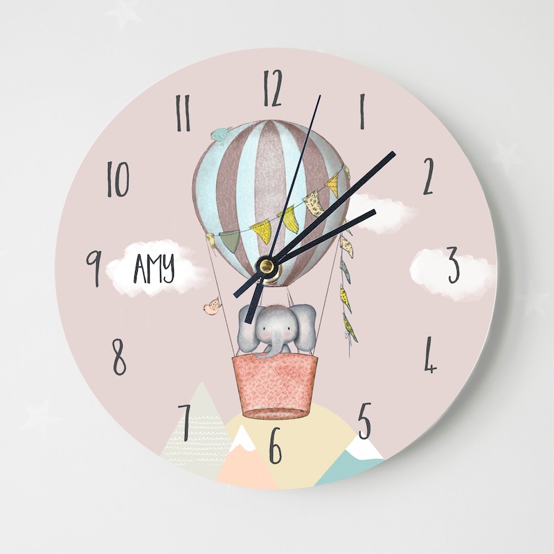 Elephant Clock - Etsy