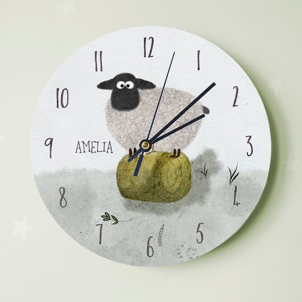 Sheep Clock - Etsy