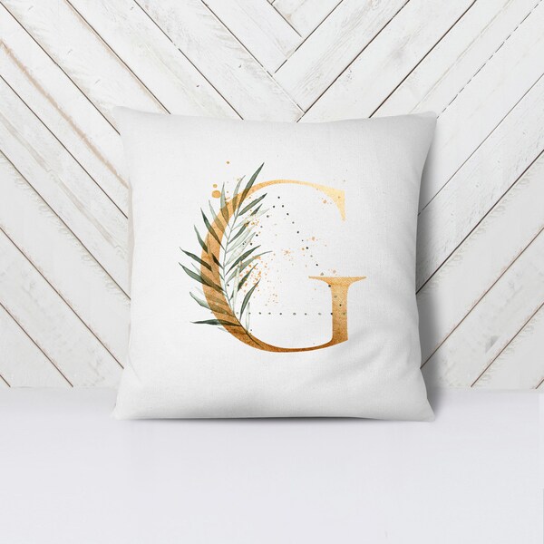 Initial Cushion - Etsy