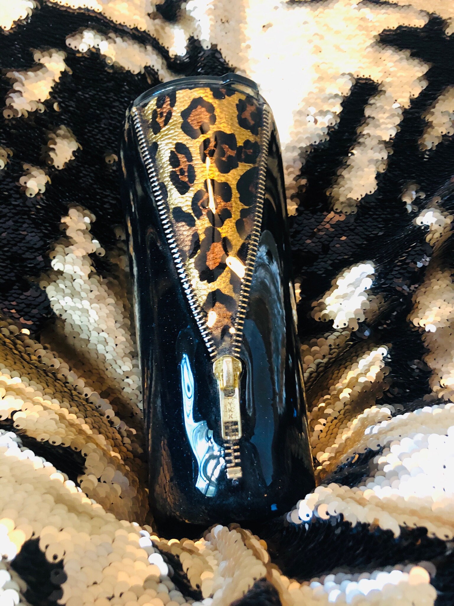 Custom Glitter Zipper Tumbler (22oz) - Etsy