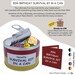 30th Birthday Survival Kit in A Can. Fun Happy Birthday Gift & Card ...