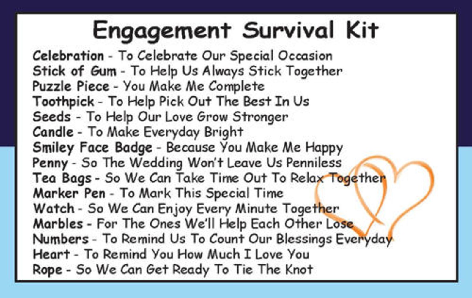 Engagement Survival Kit in A Can. Fun Gift & Card for - Etsy
