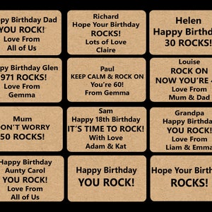 Personalised Congratulations 'you Rocked It' Gift. Fun Keepsake/present ...