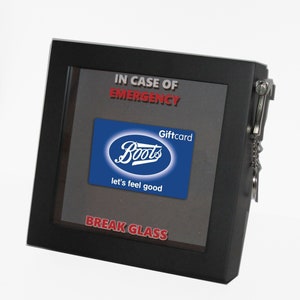 Birthday/christmas Present Break Glass in Case of Emergency Gift Box ...
