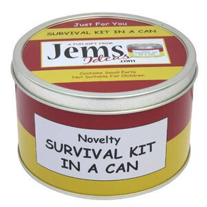 30th Birthday Survival Kit in A Can. Fun Happy Birthday Gift & Card ...