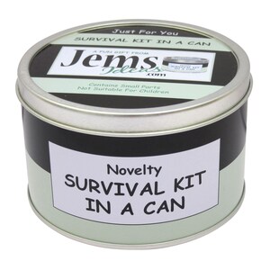 50th Birthday Survival Kit in A Can. Fun Happy Birthday Gift & Card ...