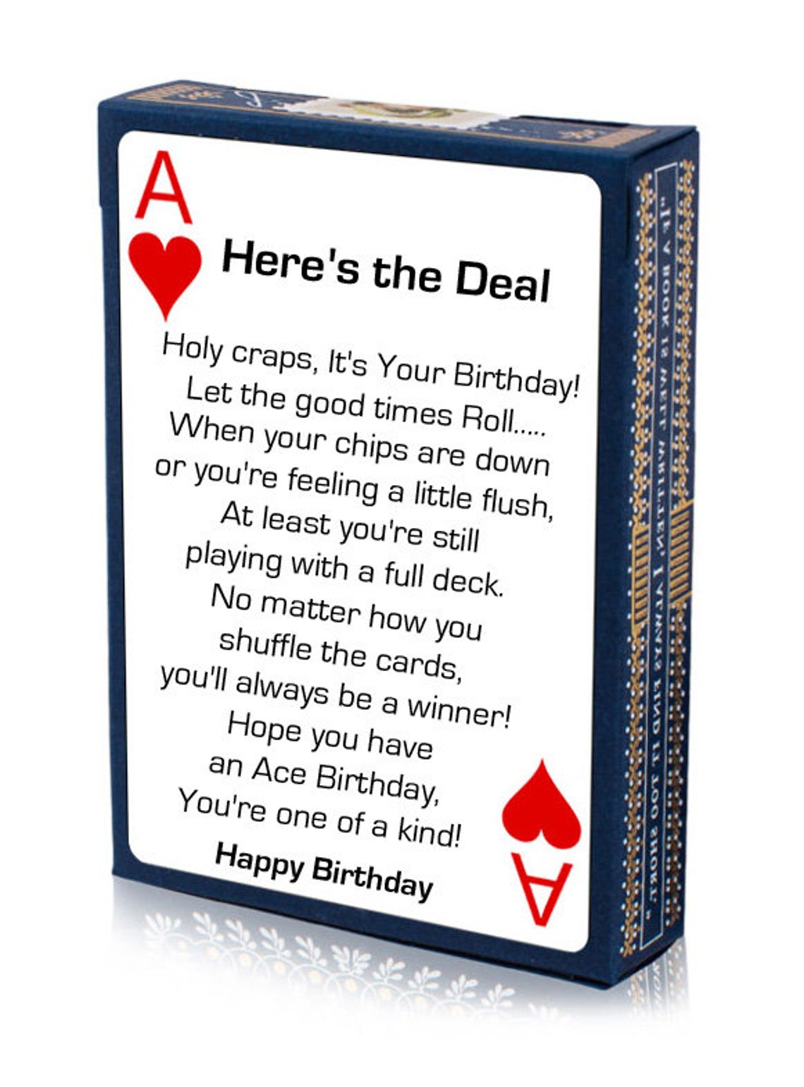 HAPPY BIRTHDAY Big Deal Gift Box. Fun Personalised Novelty Joke Present ...