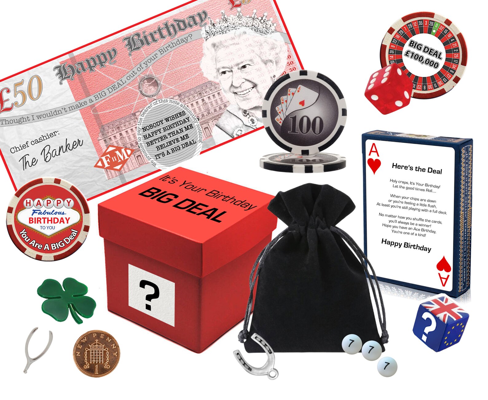 HAPPY BIRTHDAY Big Deal Gift Box Fun Personalized Novelty Present 18th ...
