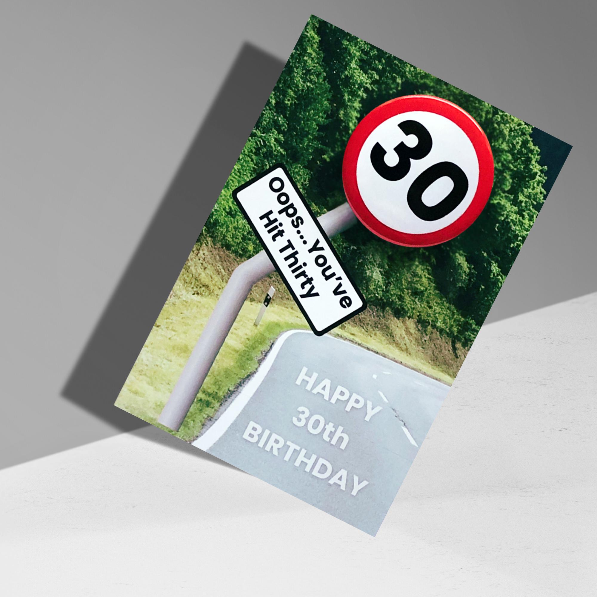 30th Birthday Badge - Oops You've Hit 30 - Thirty Birthday - 30th ...