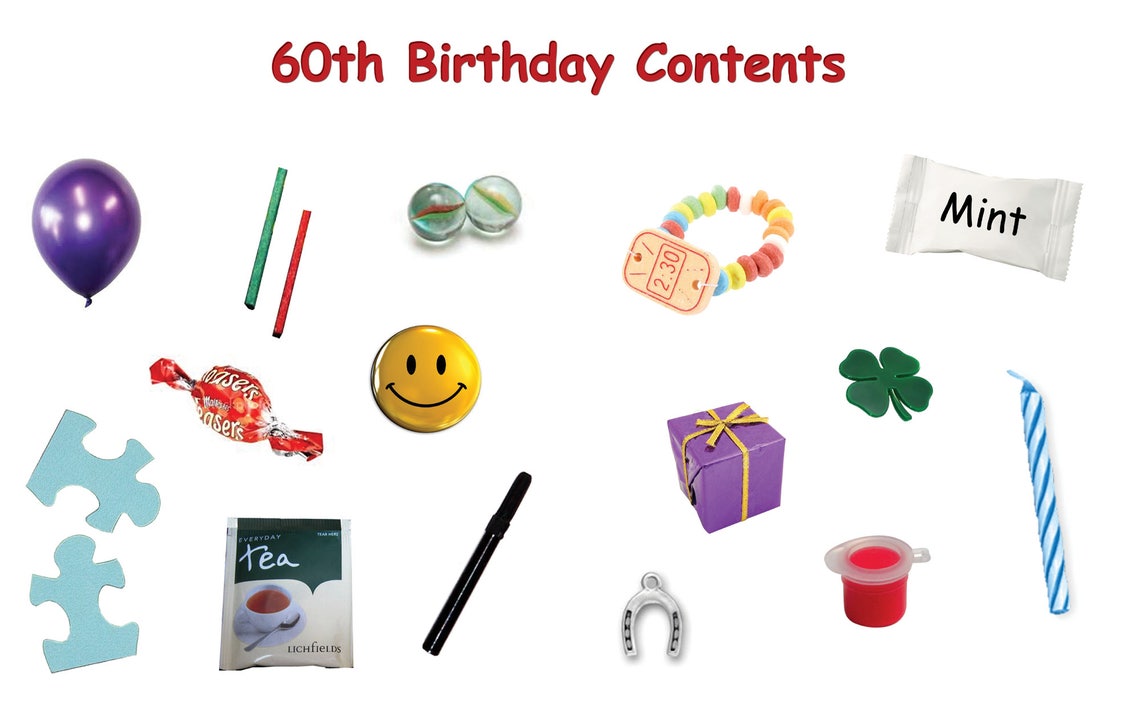 60th Birthday Survival Kit in A Can. Fun Happy Birthday Gift & - Etsy