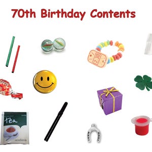 70th Birthday Survival Kit in A Can. Fun Happy Birthday Gift & Card ...