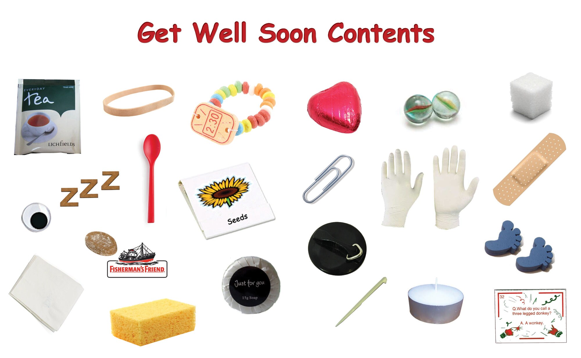 Get Well Soon Survival Kit in A Can. Fun Thinking of You/them - Etsy UK