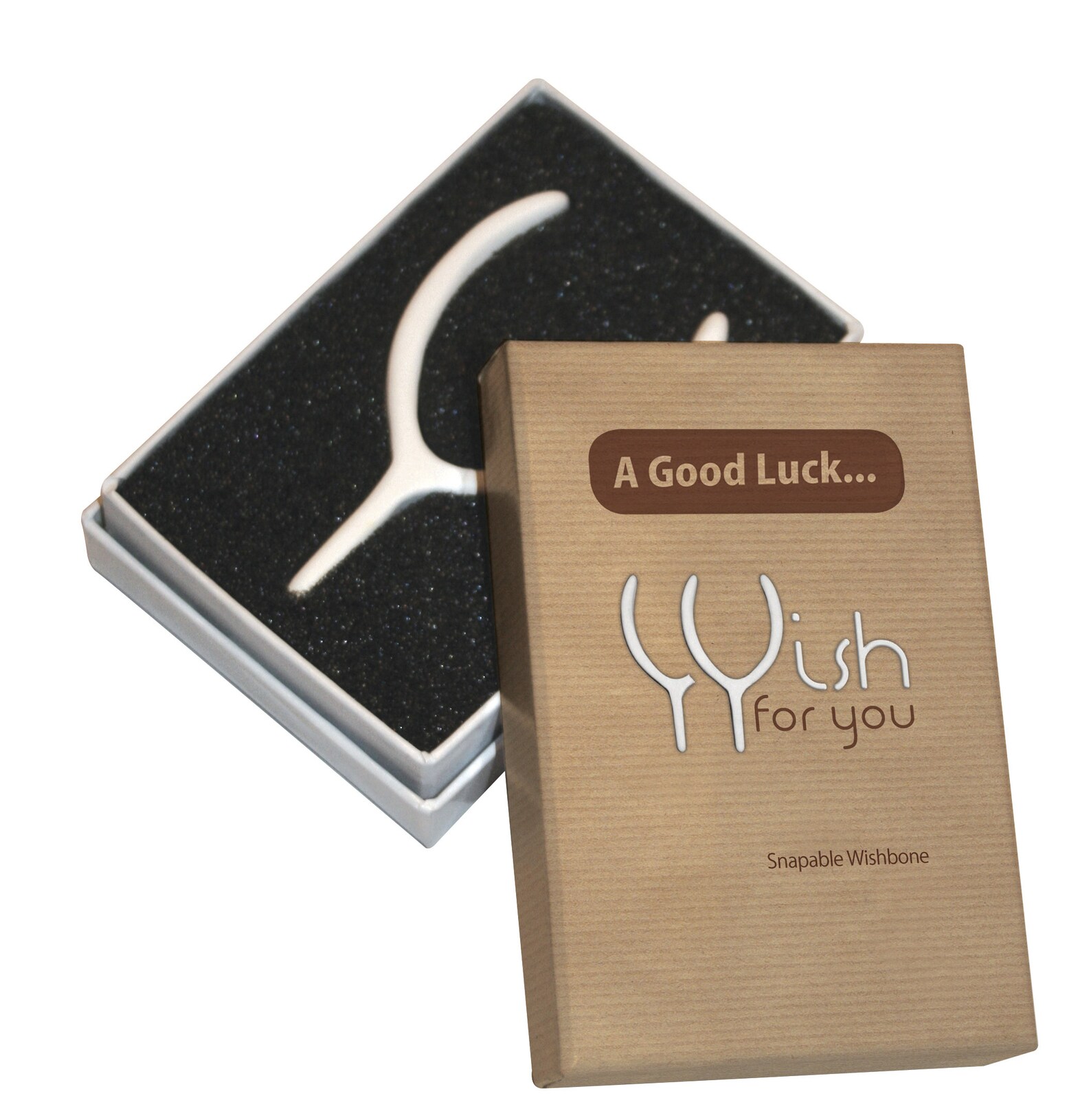 GOOD LUCK Snapable Wishbone Gift & Card. Special - Etsy