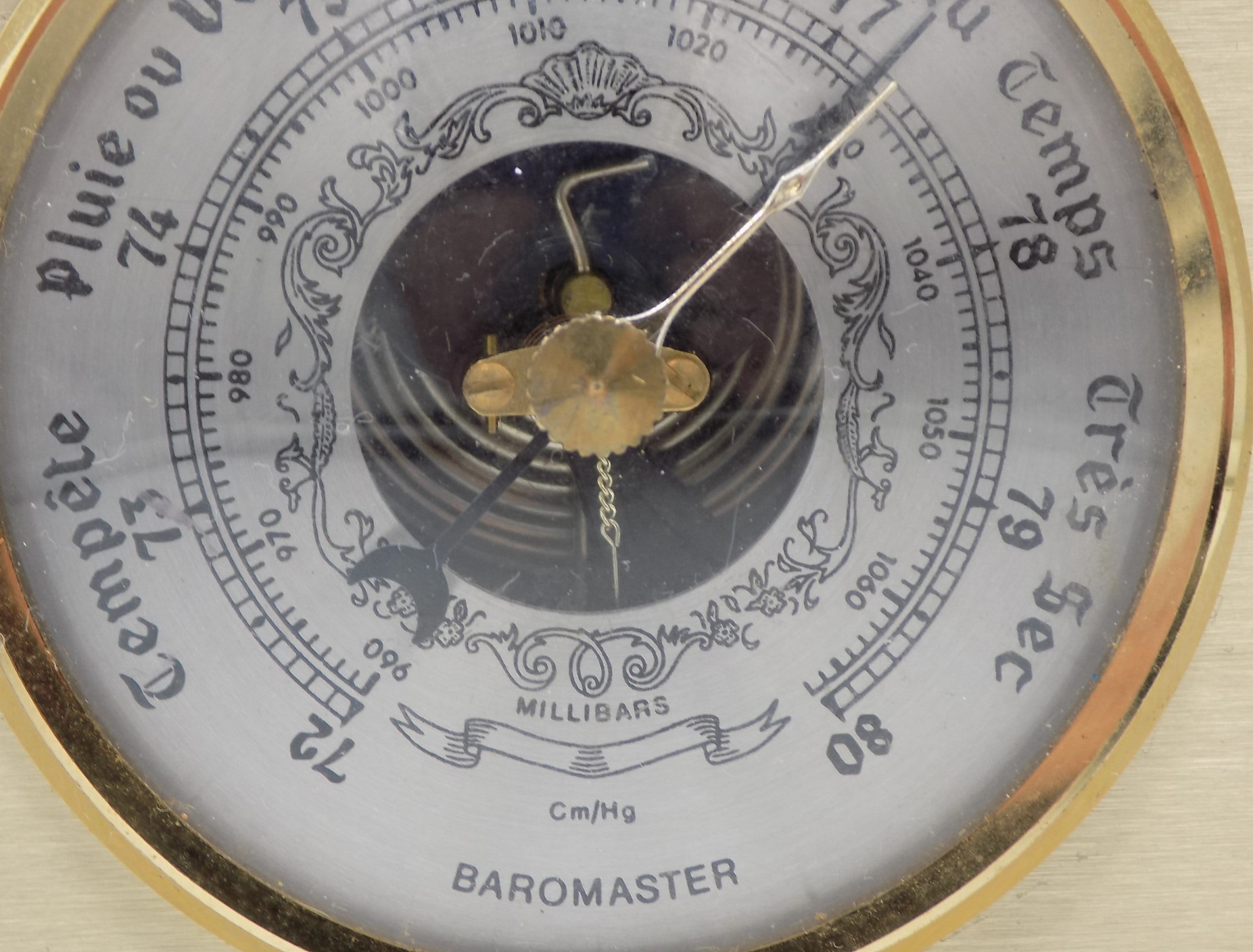 Barometer BAROMASTER French Hydrometer Square Wall - Etsy UK