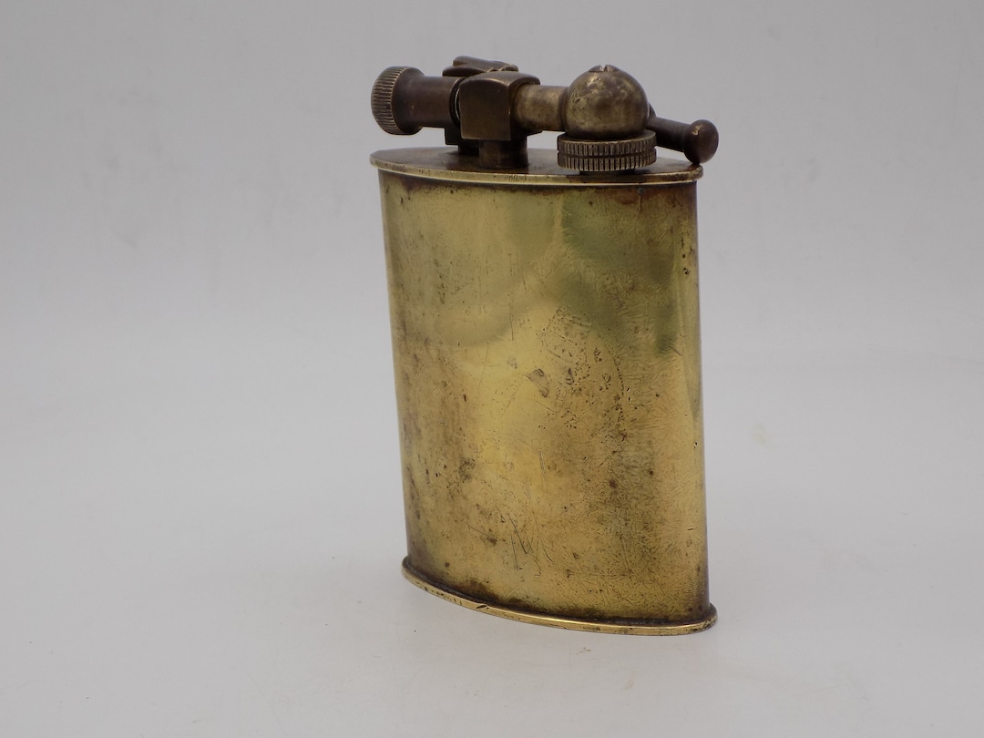 Antique Lighter, Large Table Lighter, BRASS Lighter, Very Rare, 1910s ...