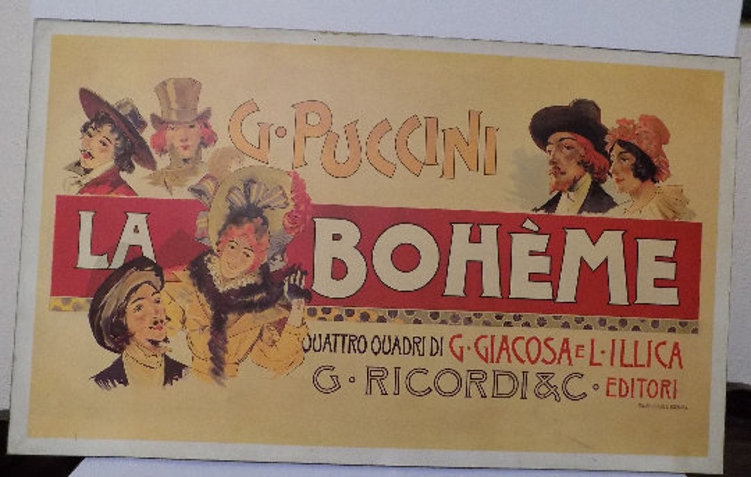 LA Boho, Large Show Poster, Original Italian Poster, 1920s, Cardboard ...
