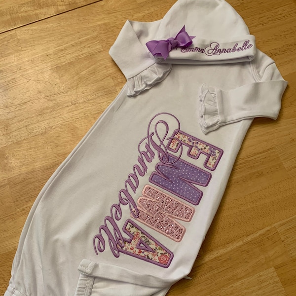 Monogrammed Baby Clothes - Etsy