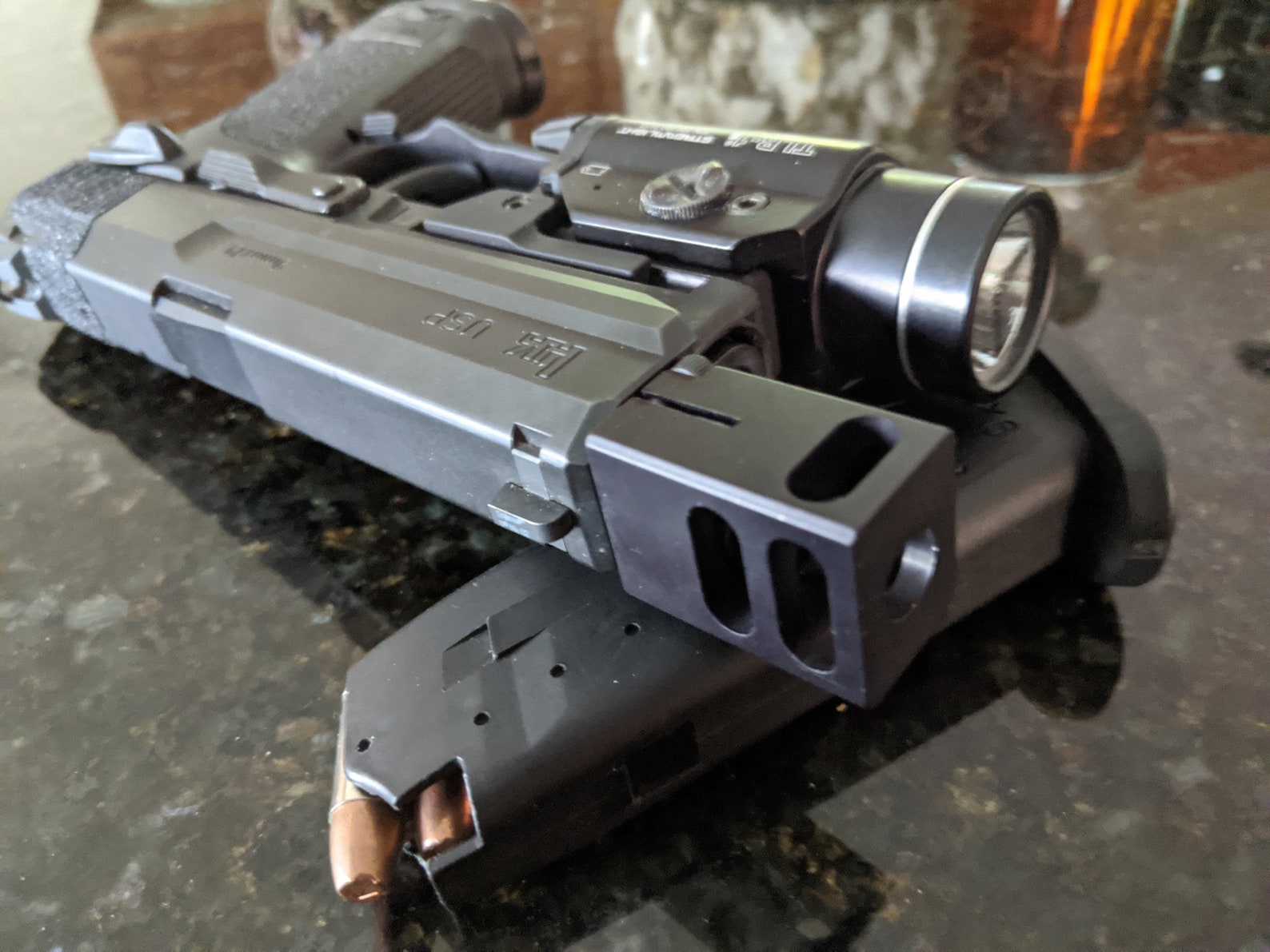 New 9mm Muzzle Brake Compensator Glock 17/19/26 or any | Etsy