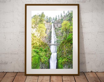 Multnomah Falls Poster - Etsy