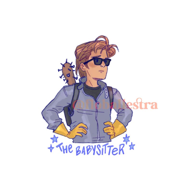 Steve Harrington // Stranger Things Stickers - Etsy
