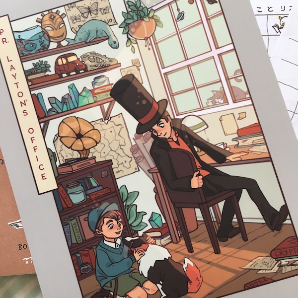 Professor Layton - Etsy