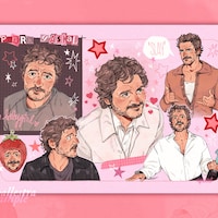 Pedro Pascal Wall Tapestry - Etsy
