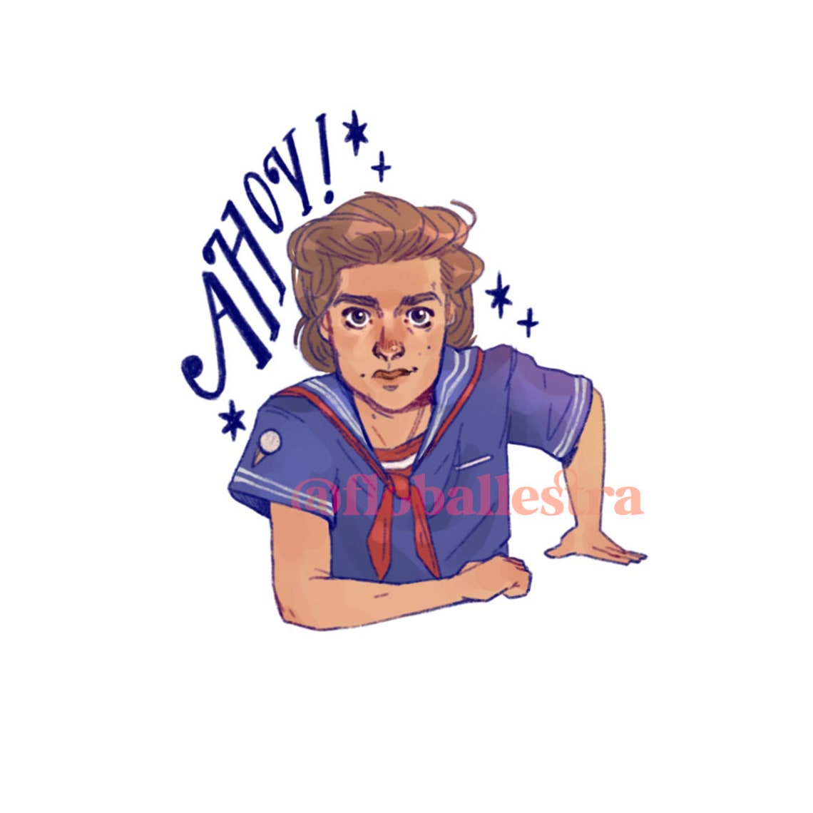 Steve Harrington // Stranger Things Stickers - Etsy