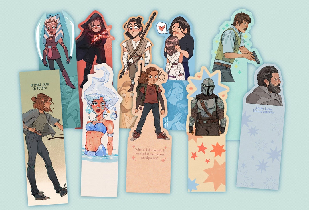 Character Bookmarks! - Etsy