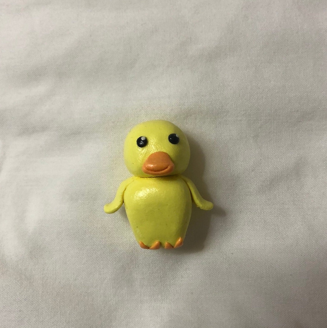 Cute Duckling Figurine, Duckling Figurine, Duck Figurine, Desk Buddy ...