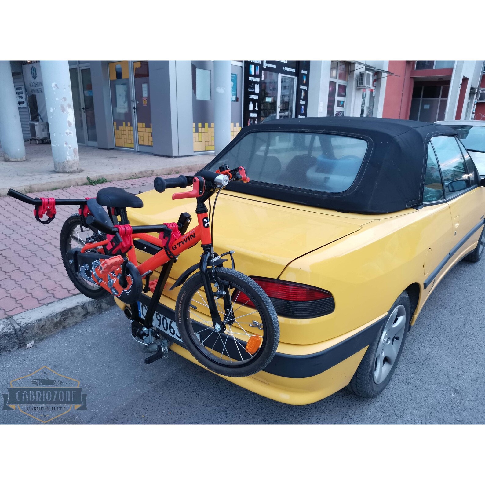 Peugeot 306 Cabriolet Convertible Bike Rack Tow Bar Mounted Cycle ...