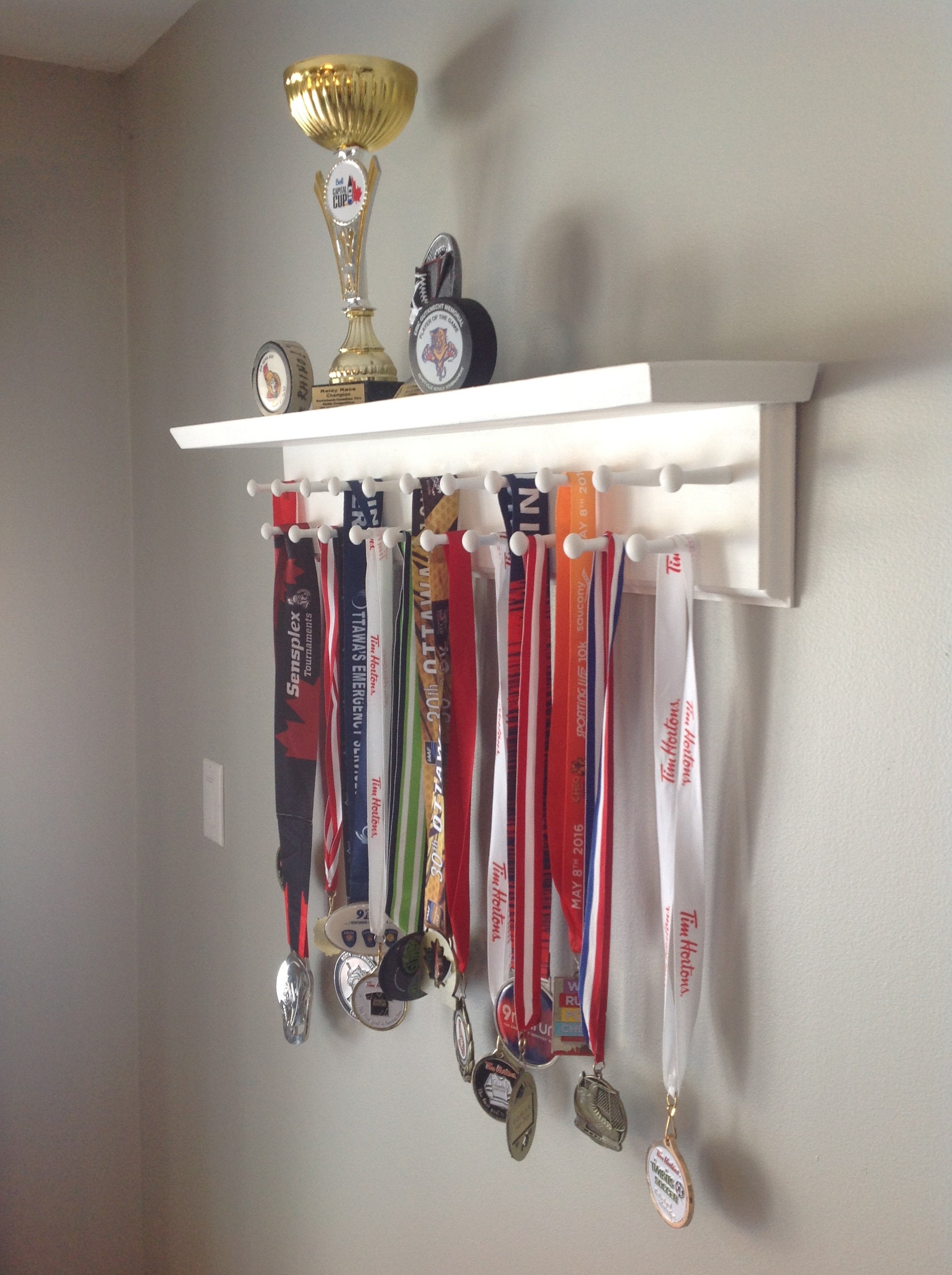 Trophy Award Display Shelf _ WHITE - Etsy