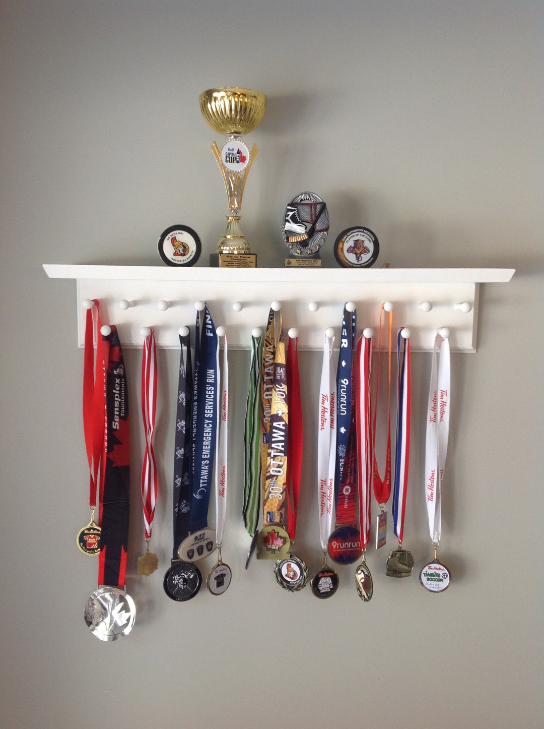 Trophy Award Display Shelf _ WHITE - Etsy