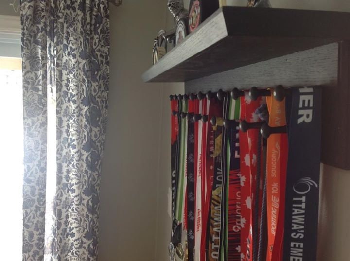 Trophy/award Display Shelf _ BLACK - Etsy