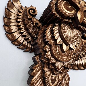 Owl Multi-layered Wood Art, Owl Gifts, Owl Gifts for Women, Owl Gifts ...