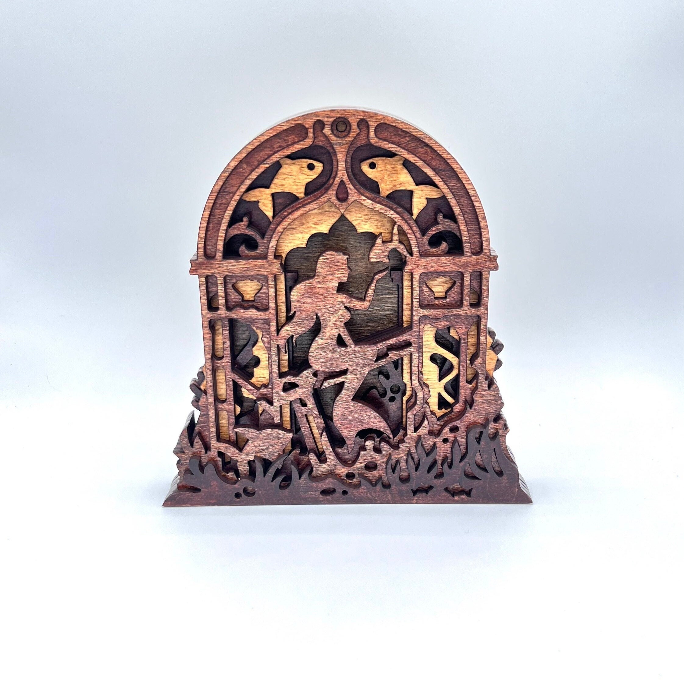 Mermaid Multi-layered Wood, Mermaid Gift, Mermaid Wood Decor, Mermaid ...