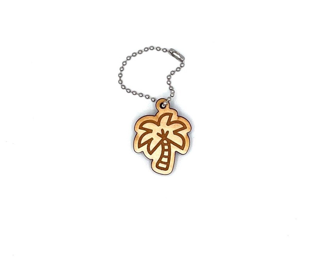 Palm Tree Emoji Keychain - Etsy