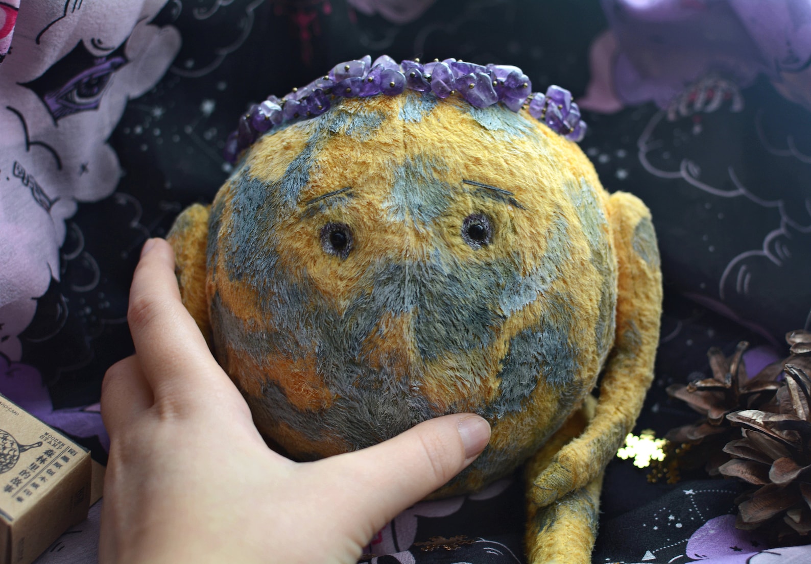 Teddy toy teddy moon moon interior toy | Etsy