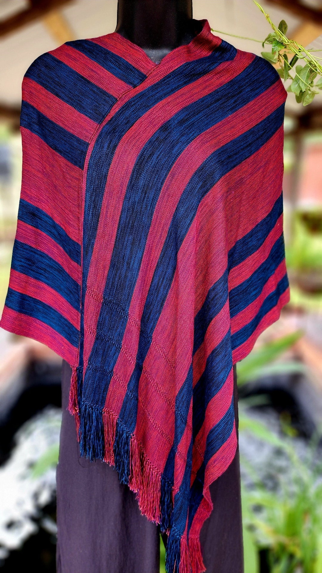 Handwoven Chajul PONCHO One Size - Etsy