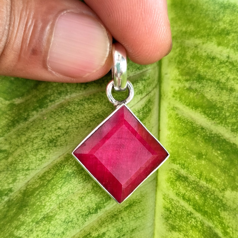 Raw Ruby Jewelry - Etsy